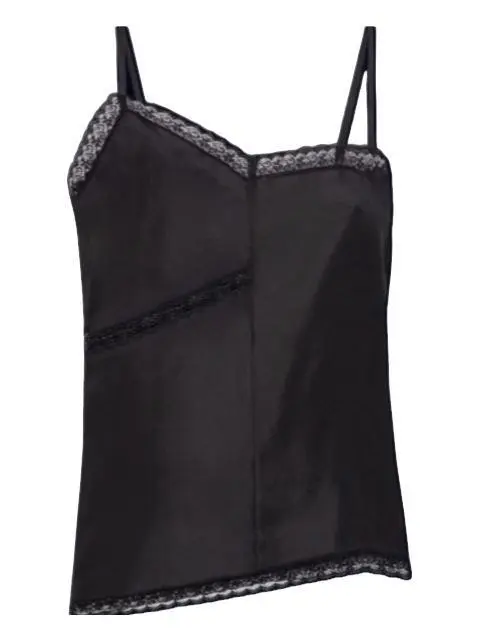 MAISON MARGIELA Lace-detailed Camisole - Black