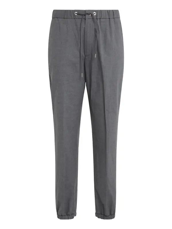 Moncler Drawstring Casual Pants - Black