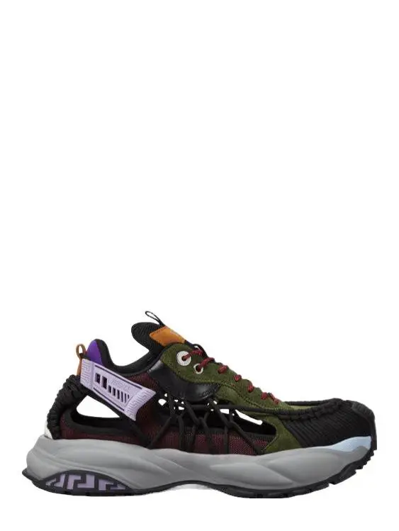 Versace Mercury Lace-up Sneakers - Black