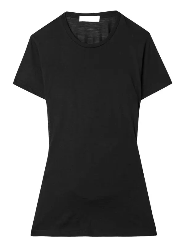 Gabriela Hearst Short-sleeve T-shirt With Knot Detailing - Black