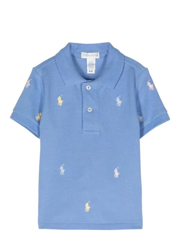 Ralph Lauren Embroidered Polo Shirt - Blue