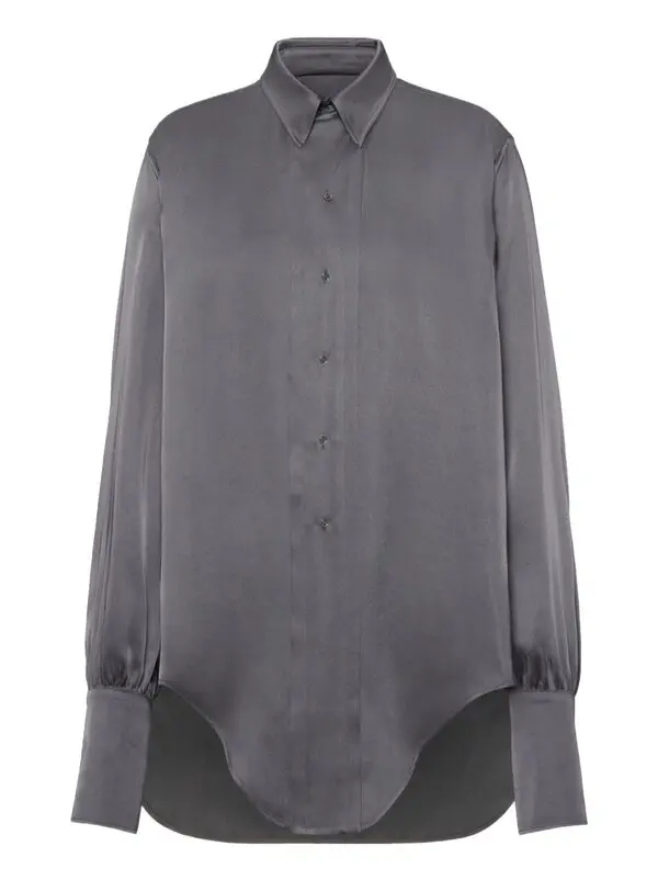 MAISON MARGIELA Long-sleeved Shirt - Grey