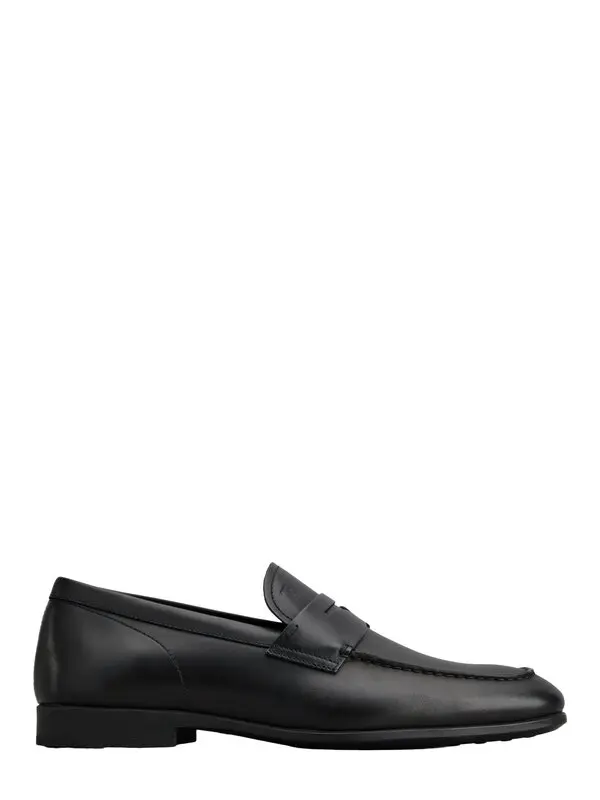 TOD'S Penny Loafers In Smooth Leather - Black