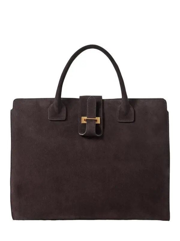 NILI LOTAN Lou Shoulder Bag - Brown