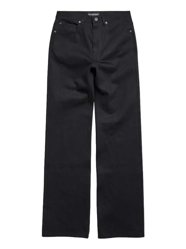 Balenciaga Straight-leg Jeans - Black