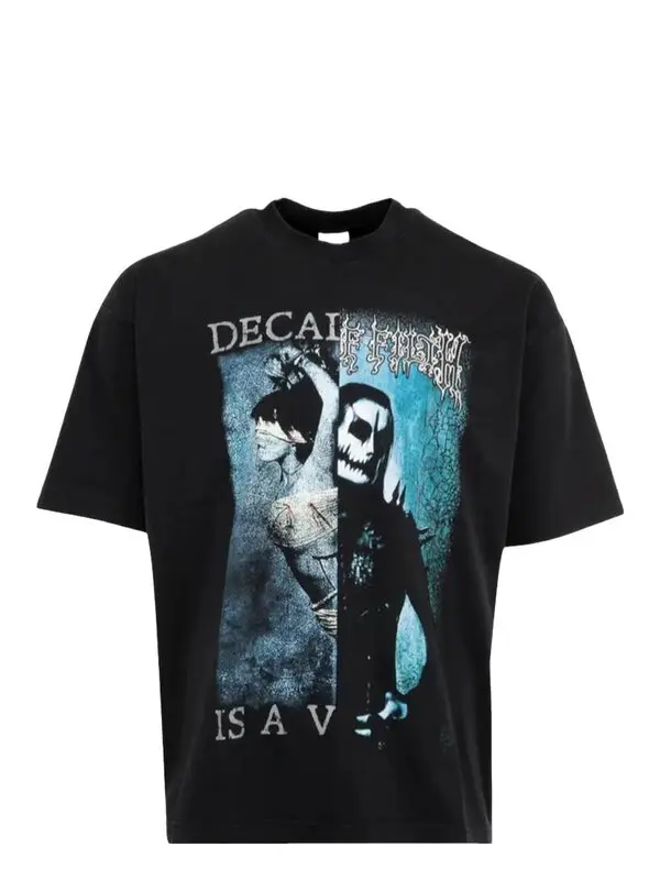 Vetements Graphic-print T-shirt - Black