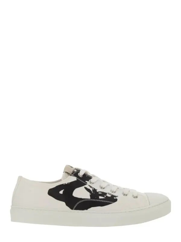 VIVIENNE WESTWOOD Plimsoll 2.0" Low-top Sneakers - White