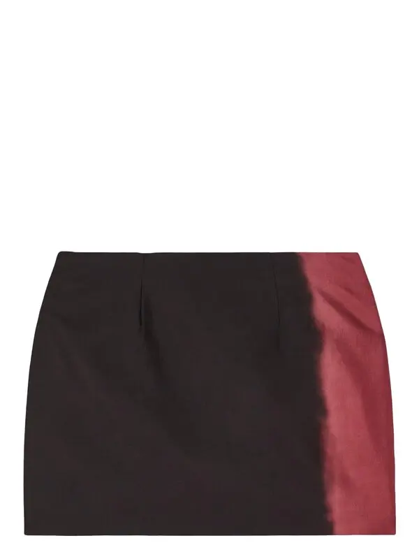 16Arlington Printed Mini Skirt - Black