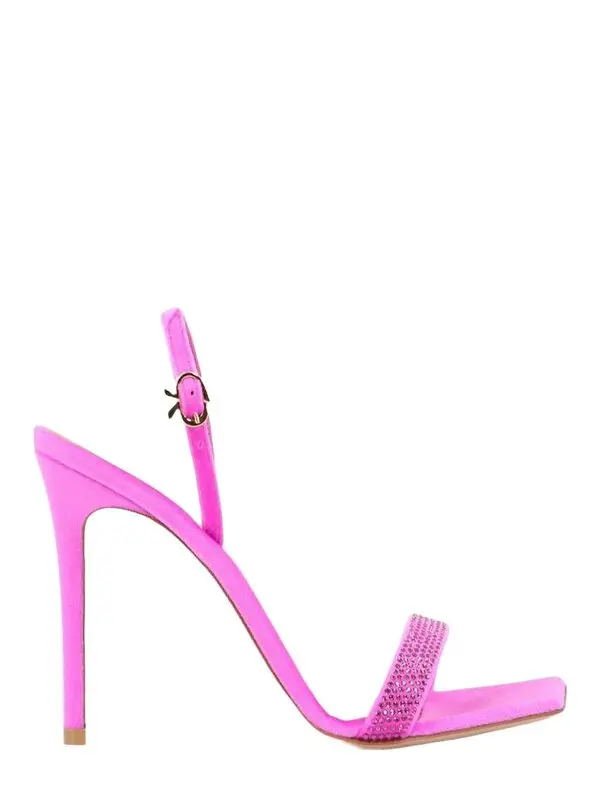 GIANVITO ROSSI Logo High-heeled Sandals - Pink