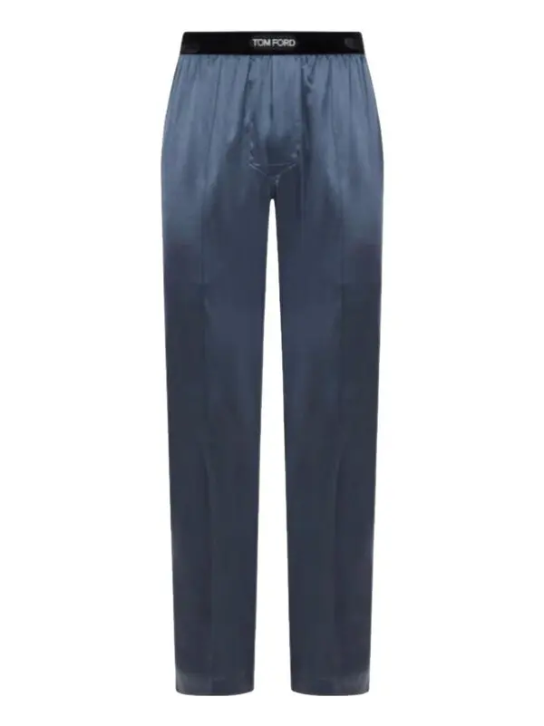 TOM FORD Logo Casual Pants - Gray