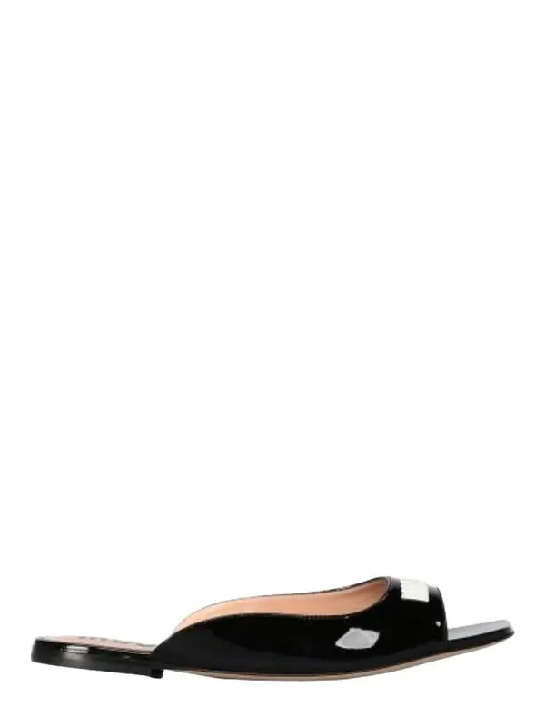 Moschino Open-toed Slippers - Black