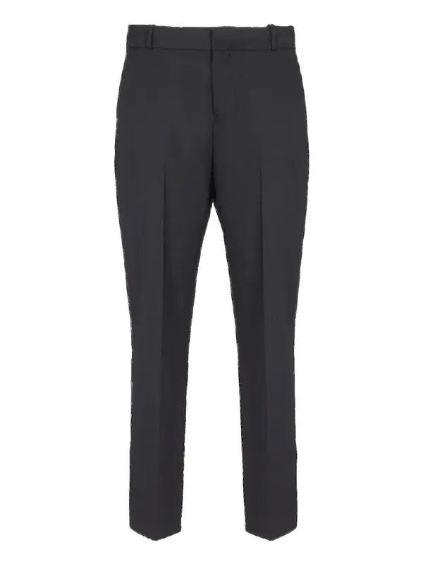 Balmain Pleat Detailed Trousers - Black