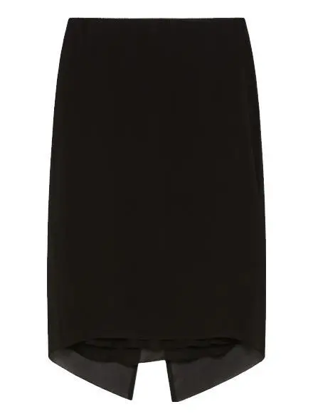 Marella Georgette Pencil Skirt - Black