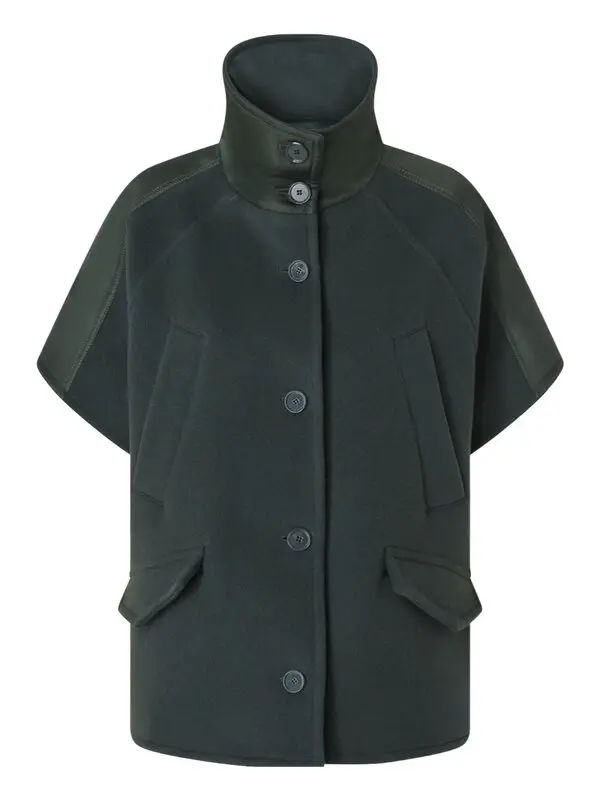 Pinko Short Sleeve High Neck Jacket - Black