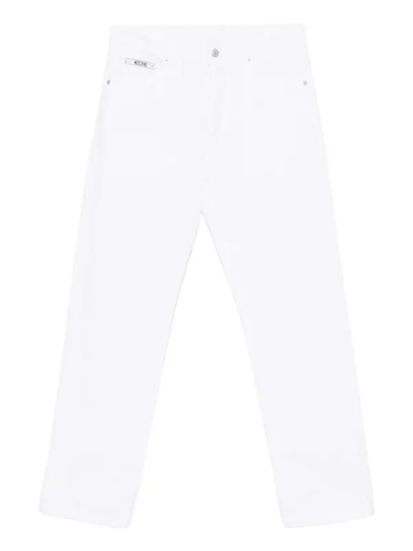 Moschino Straight-leg Trousers - White