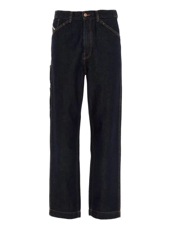 DIESEL® D-franky Relaxed Fit Jeans - Black