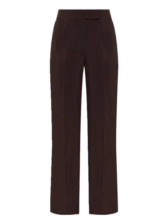 TOM FORD Pleated Wide-leg Trousers - Black