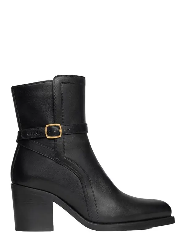 Celine Calfskin Jodphur Boot - Black