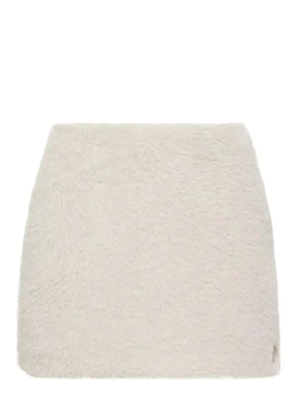 Moncler Logo Patch Mini Skirt - White