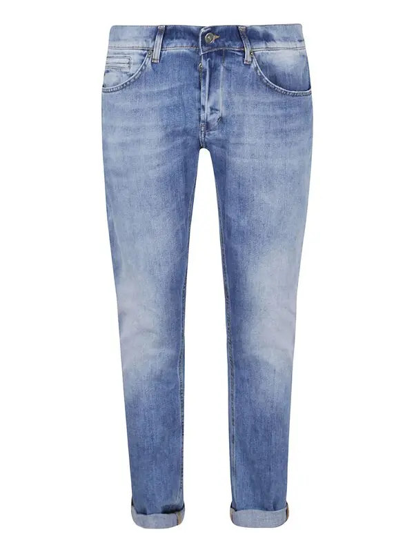DONDUP Skinny Turn-up Brim Jeans - Blue