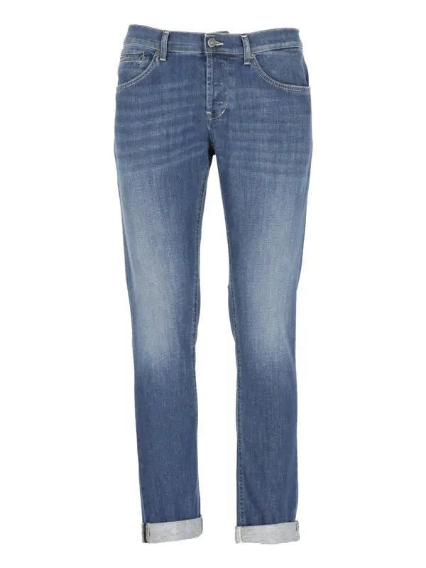 DONDUP George Logo Button Jeans - Blue