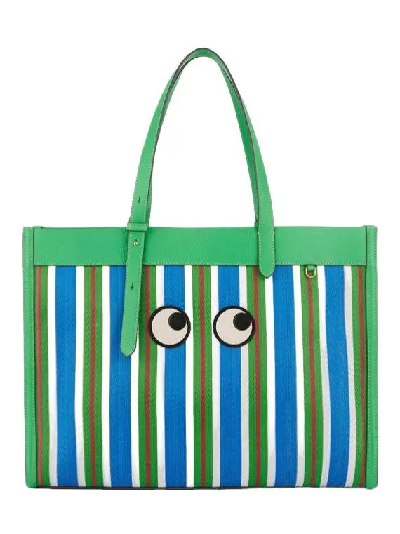 ANYA HINDMARCH Eye Motif Tote Bag - Green