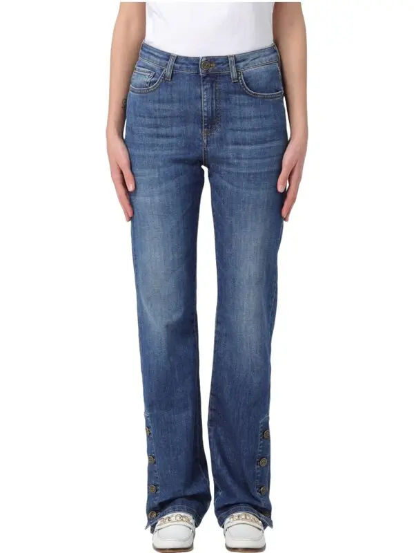 TWINSET Buttoned Jeans - Blue