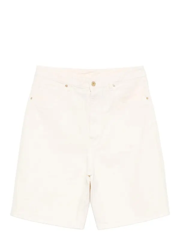 Drole De Monsieur Belt-loop Shorts - White