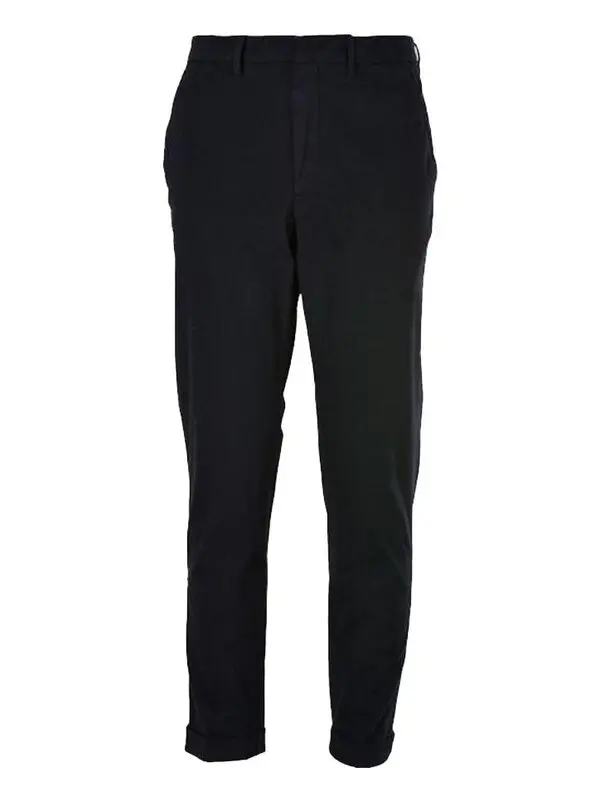 Zegna Slim Fit Casual Pants - Black