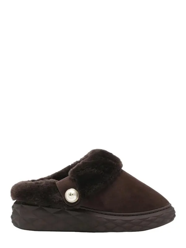 JIMMY CHOO Round Toe Mule - Black
