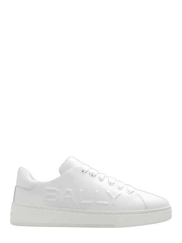 Bally Round Toe Lace-up Sneakers - White