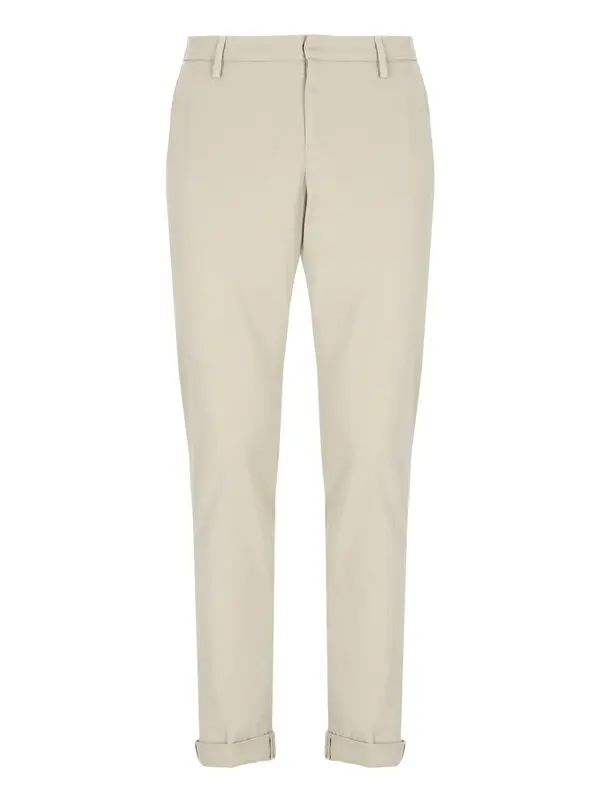 DONDUP Slim Fit Pants - Beige