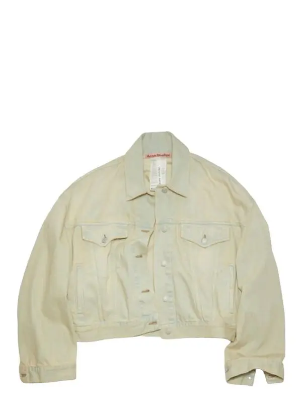 Acne Studios Oversized Denim Jacket - Nude