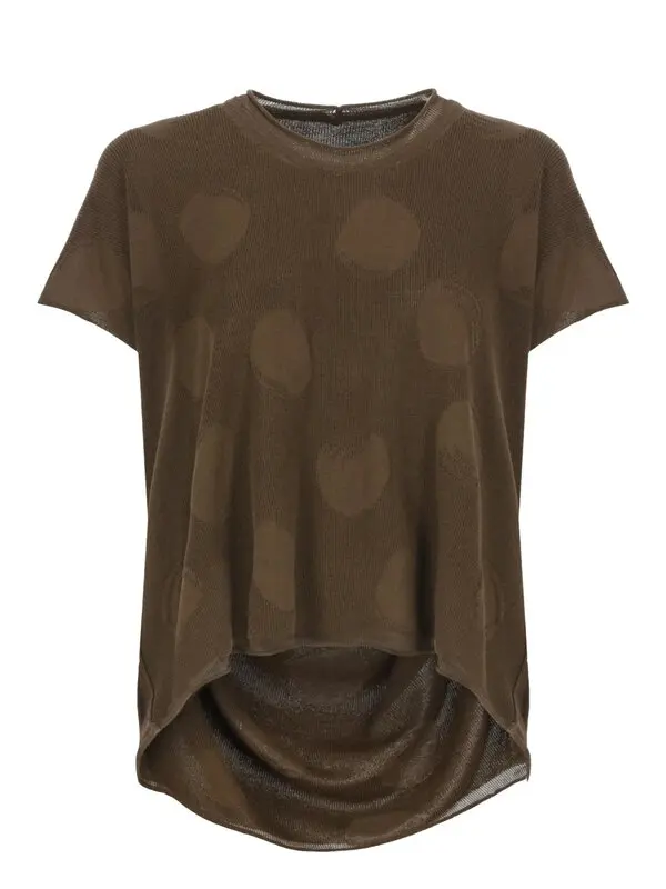 UMA WANG Short Sleeve T-shirt - Brown