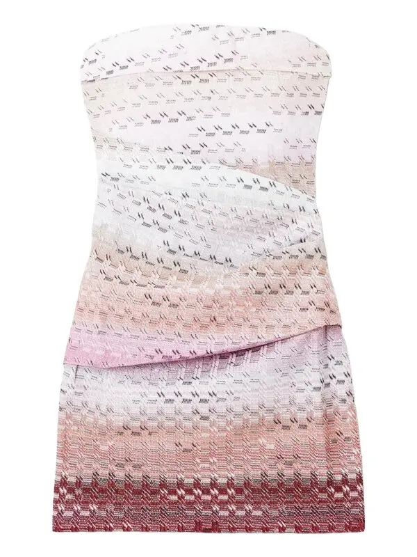 Missoni Pleated Mini Dress - Multi-color