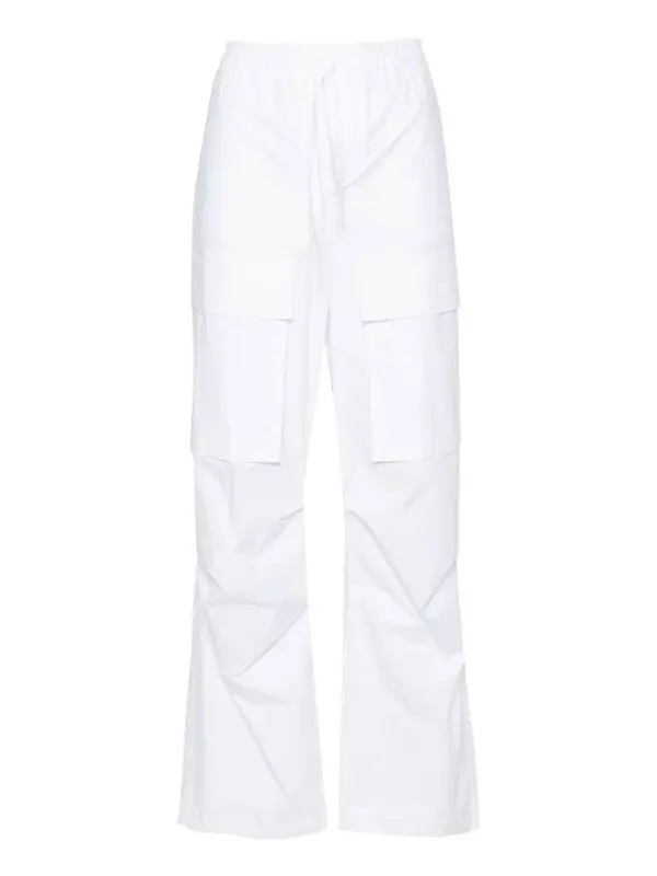 P.a.r.o.s.h Drawstring Cargo Trousers - White