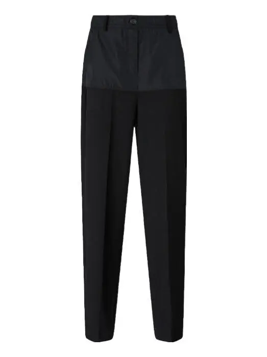 Pinko Paneled Skinny Trousers - Black