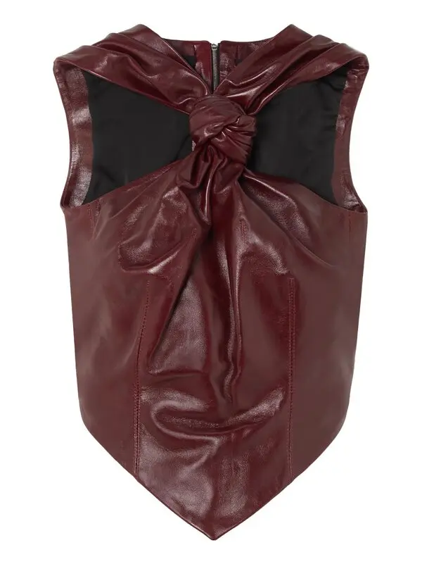 16Arlington Danau Knotted Vest - Red