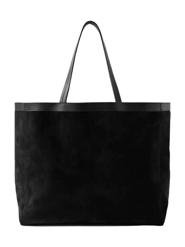 NILI LOTAN Loren Suede Tote - Black