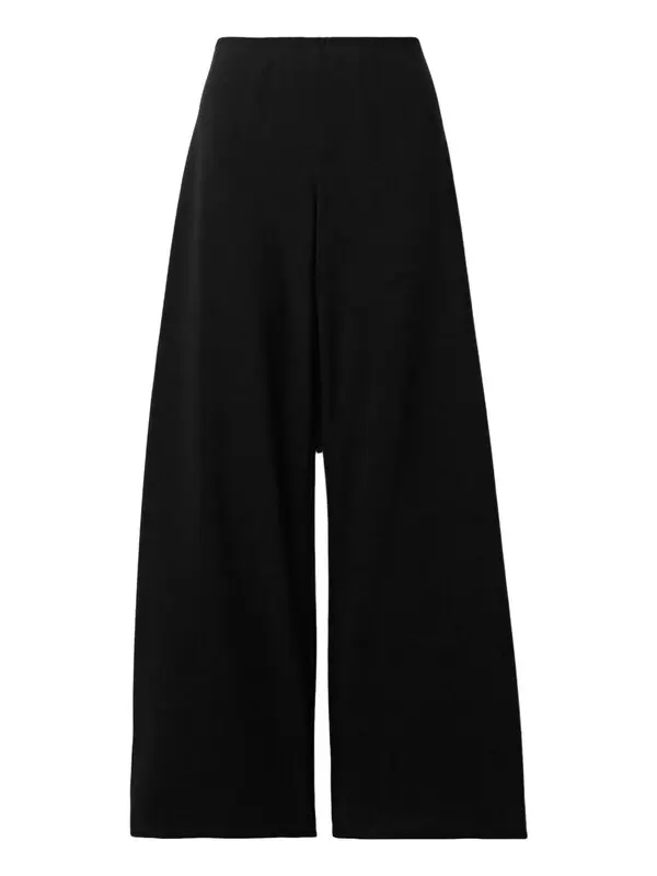 NILI LOTAN Marlow Wide-leg Trousers - Black