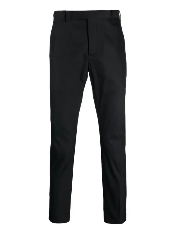 PT TORINO Slim-cut Tailored Trousers - Black
