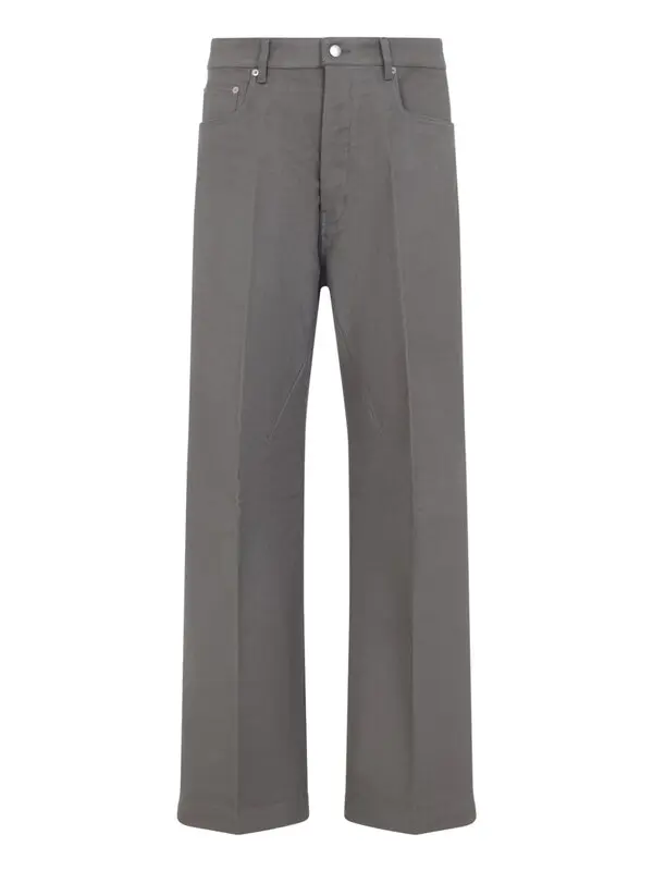 Rick Owens Cotton Straight-leg Jeans - Gray