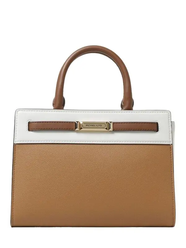 Michael Kors Small Colour-block Top Handle Bag - Brown