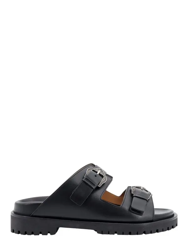 Off-White Bulk Arrow Slip-on Sandals - Black