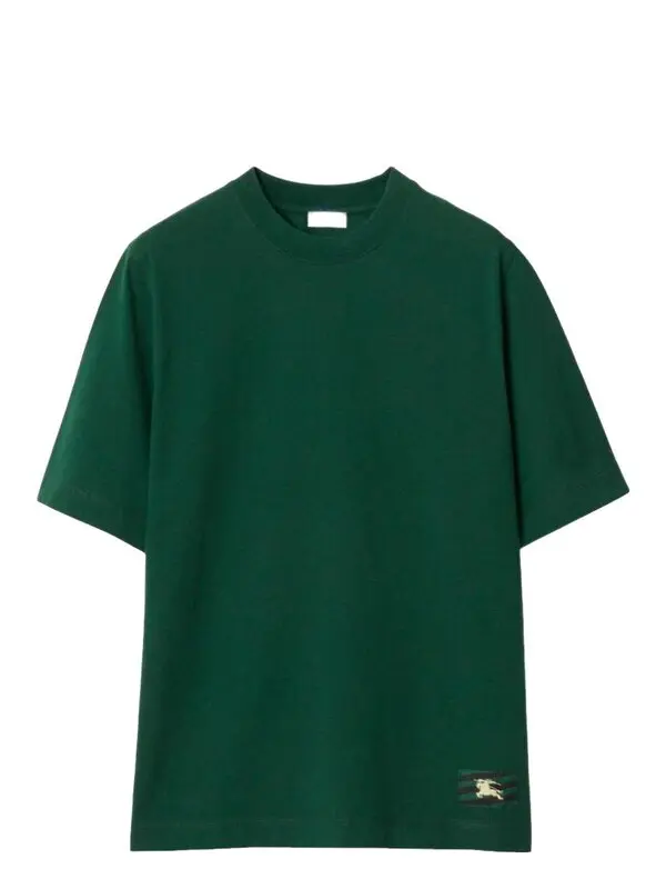 Burberry Logo Patch Crewneck T-shirt - Green