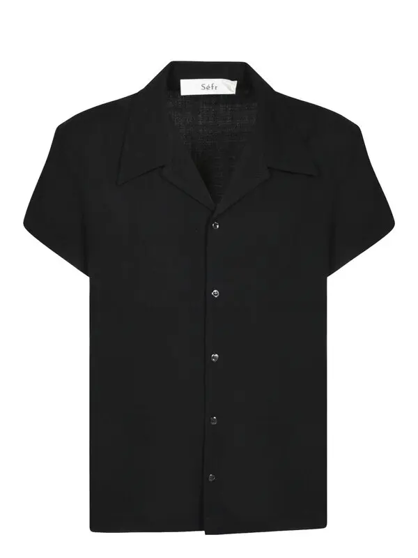 Séfr Lapel Shirt - Black