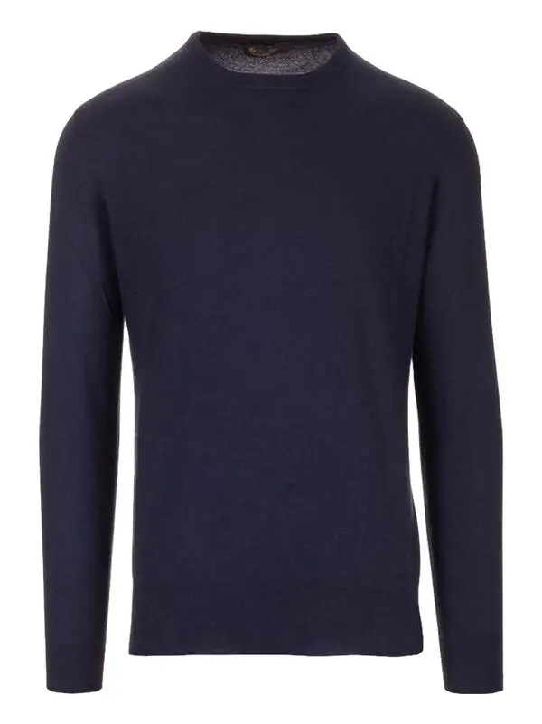 Loro Piana Superlight Crewneck Knitted Jumper - Black