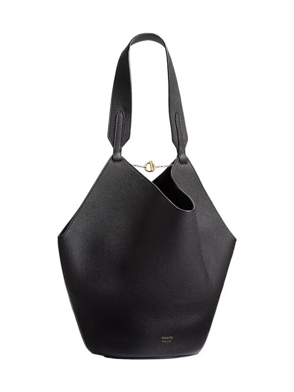 Khaite Small Lotus Tote Bag - Black