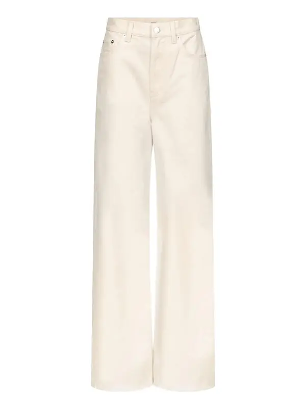 Loulou De Saison Asmar Velvet Jeans - Cream