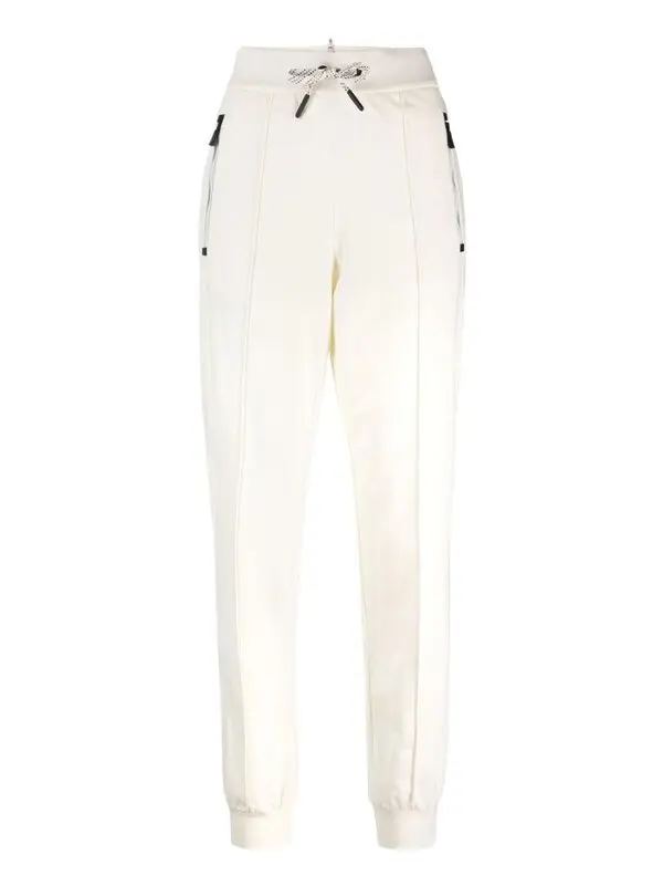 Moncler Day-namic Logo Embroidered Terry Cloth Joggers - Ben White
